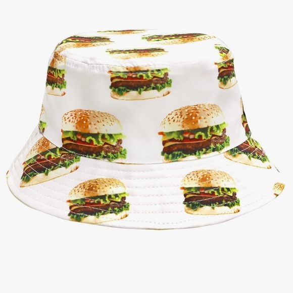 City Hunter | Accessories | City Hunter Bd95 Food Bucket Hat Hamburger ...